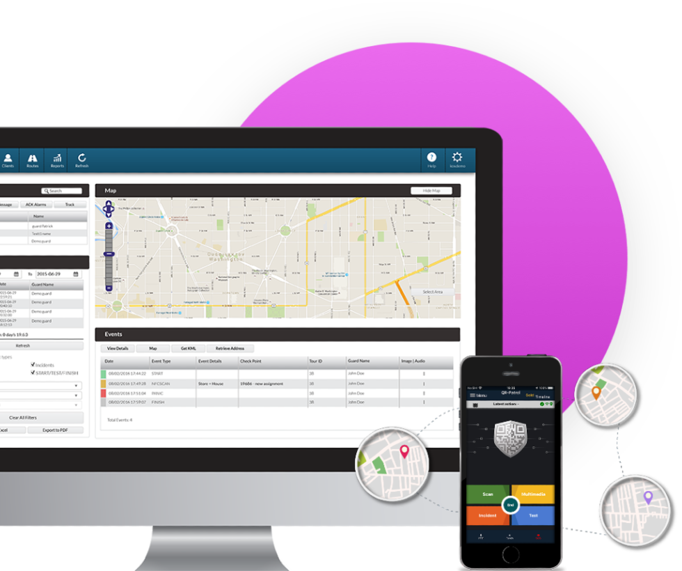 Security Guard Monitoring - Real-Time Online Guard Patrol System - Usnatek